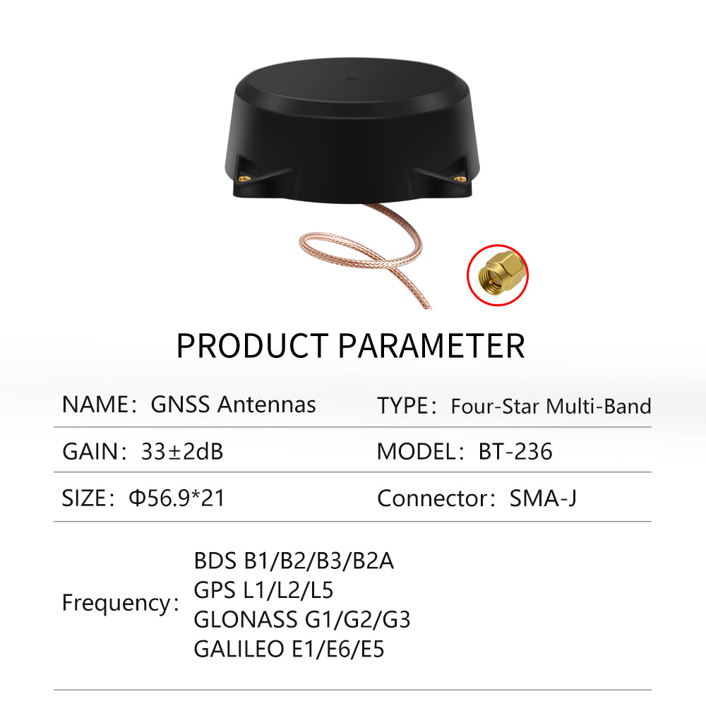 Beitian RTK GNSS Quadrifilar Industrial Helix Antenna Fixed Hole RTK G ...